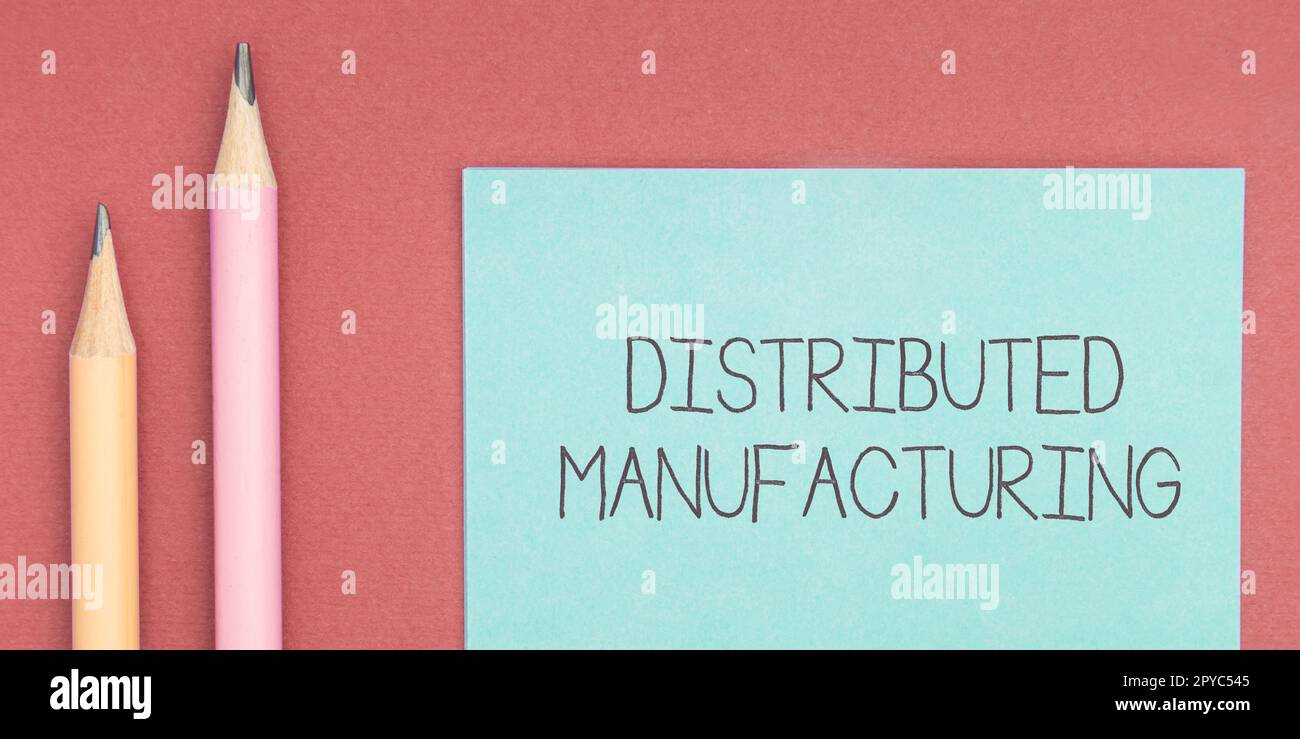 Writing displaying text Distributed Manufacturing. Word for practiced ... Writing displaying text Distributed Manufacturing. Word for practiced ...