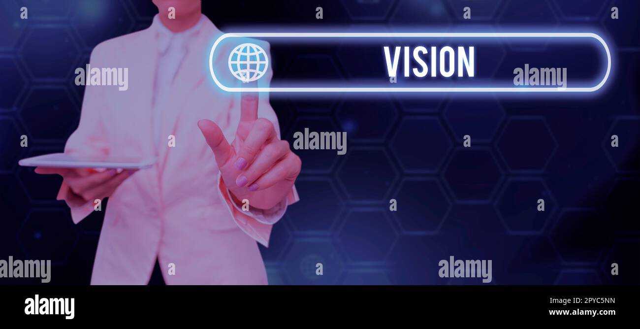 Writing displaying text Vision. Business concept Being able to see ... Writing displaying text Vision. Business concept Being able to see ...
