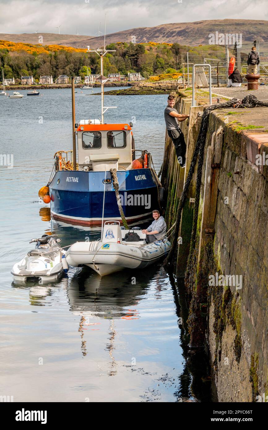 Millport Island West of Scotland Landmarks May 1st 2023 Stock Photo - Alamy