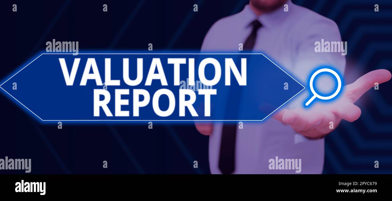 Conceptual display Valuation Report. Internet Concept process of ...