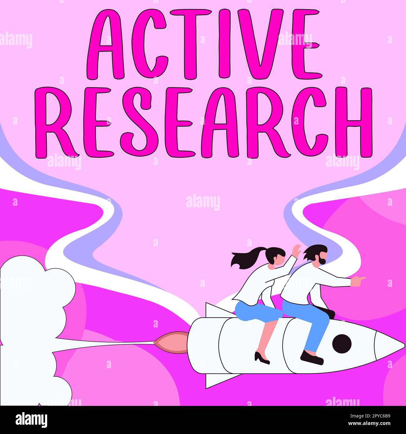 Inspiration showing sign Active Research. Business showcase ...