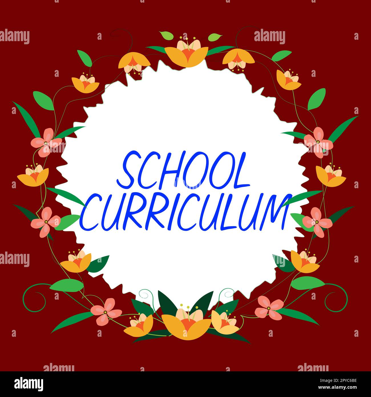 Sign displaying School Curriculum. Word for designed to provide ...