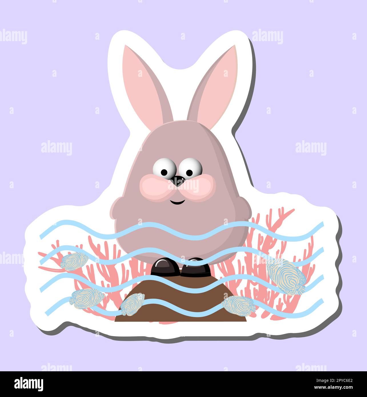 Stickers with rabbits hi-res stock photography and images - Alamy