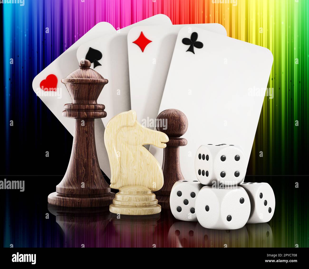 Playing dice illustration hi-res stock photography and images - Alamy