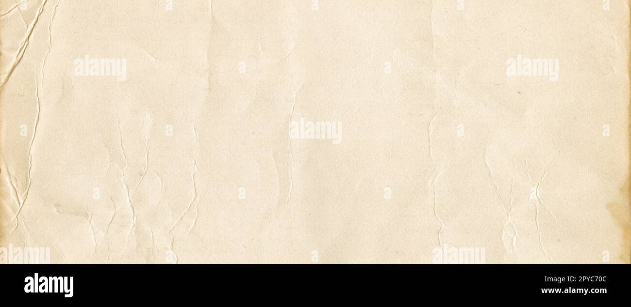 Old paper texture background. Horizontal banner Stock Photo - Alamy