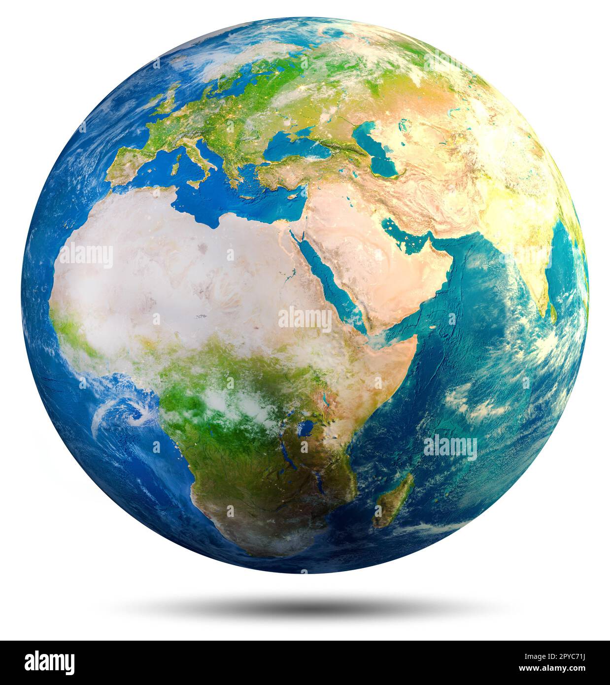 Planet Earth - Europe and Africa. Elements of this image furnished by ...