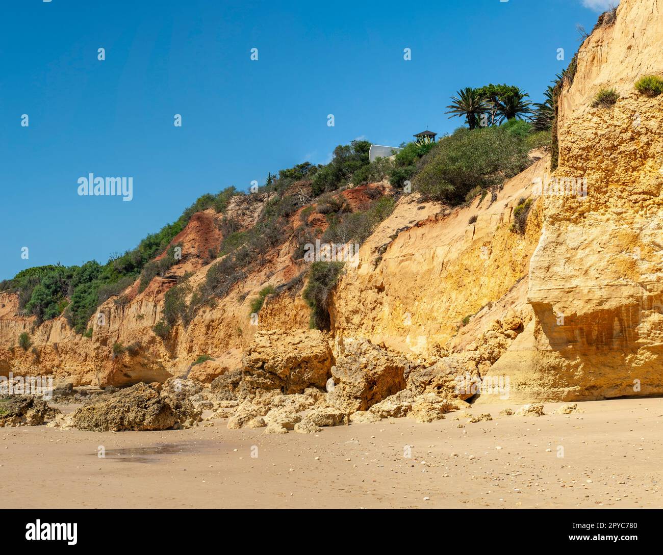 Praia Maria Luisa in Albufeira Stock Photo - Alamy