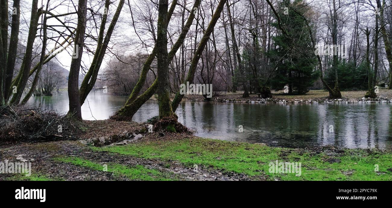 National Natural Monument Source of Bosnia in the canton of Sarajevo ...