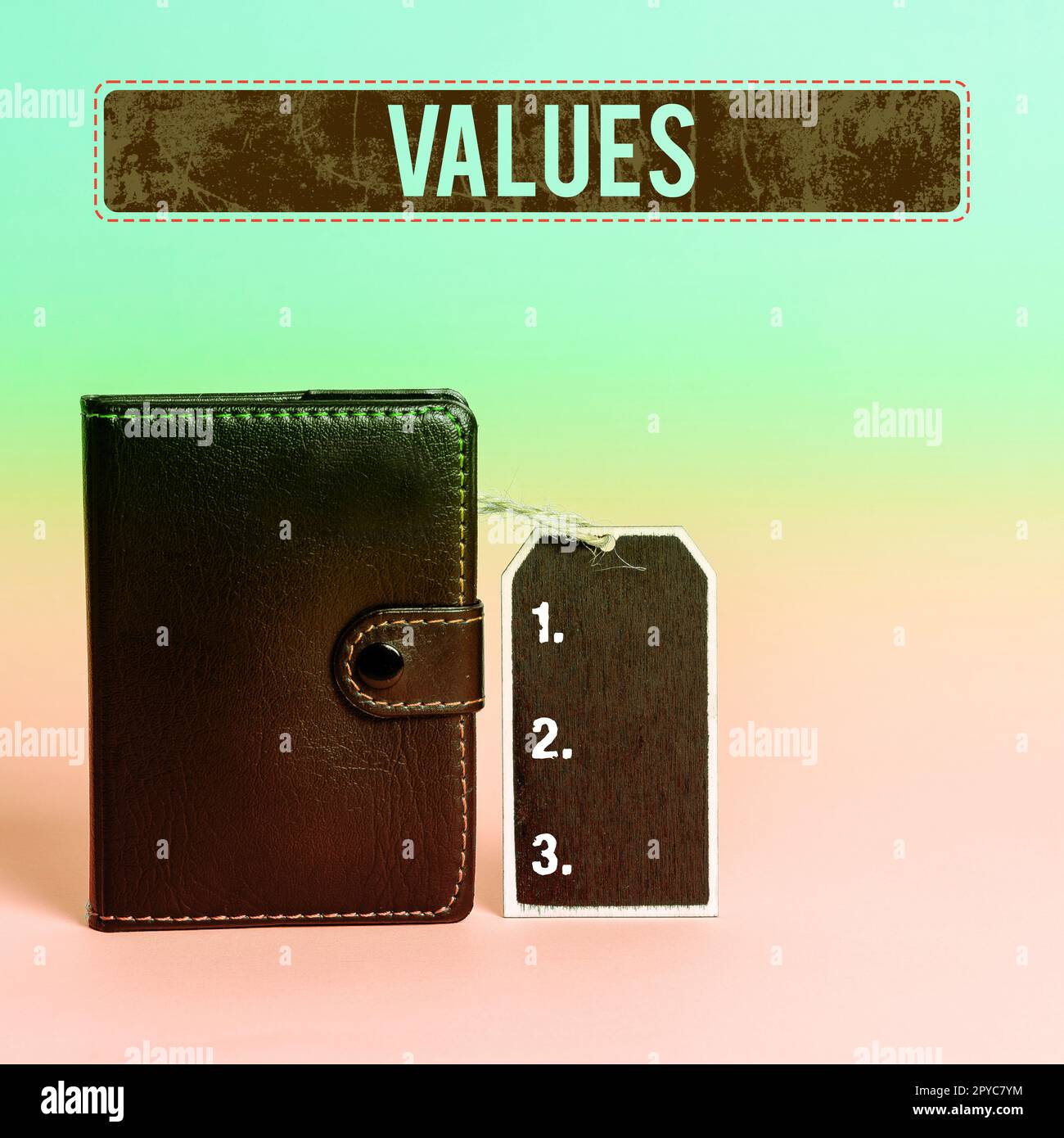 Text caption presenting Values. Business showcase regard that something ...