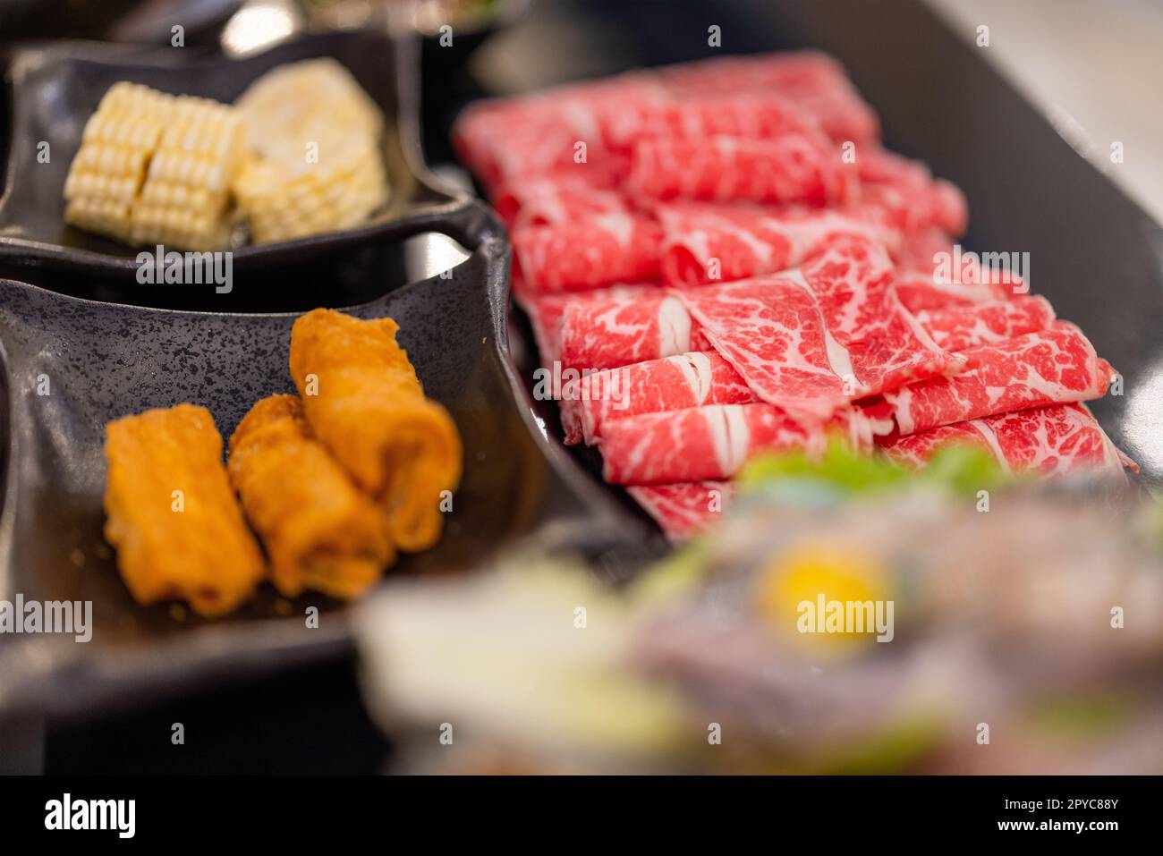 Hot pot ingredients hi-res stock photography and images - Alamy