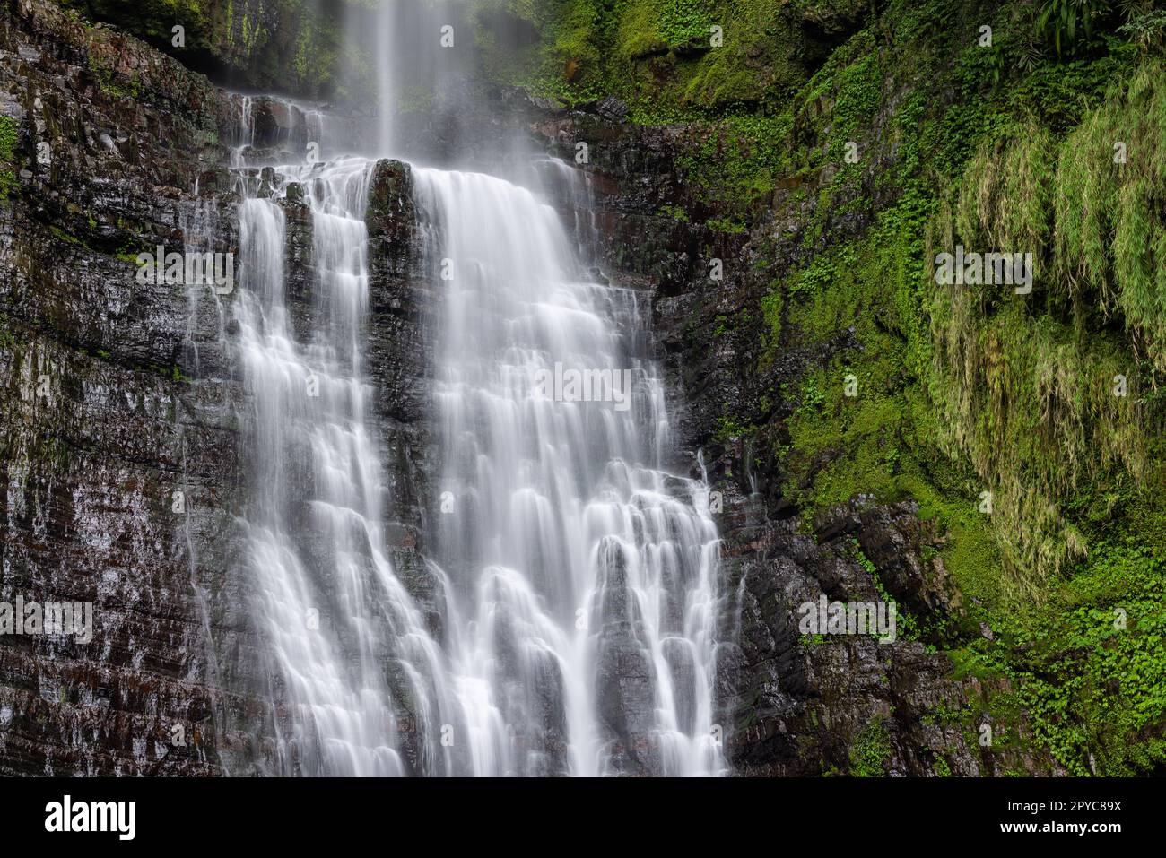 Wufengqi Waterfall in Yilan of Taiwan Stock Photo - Alamy