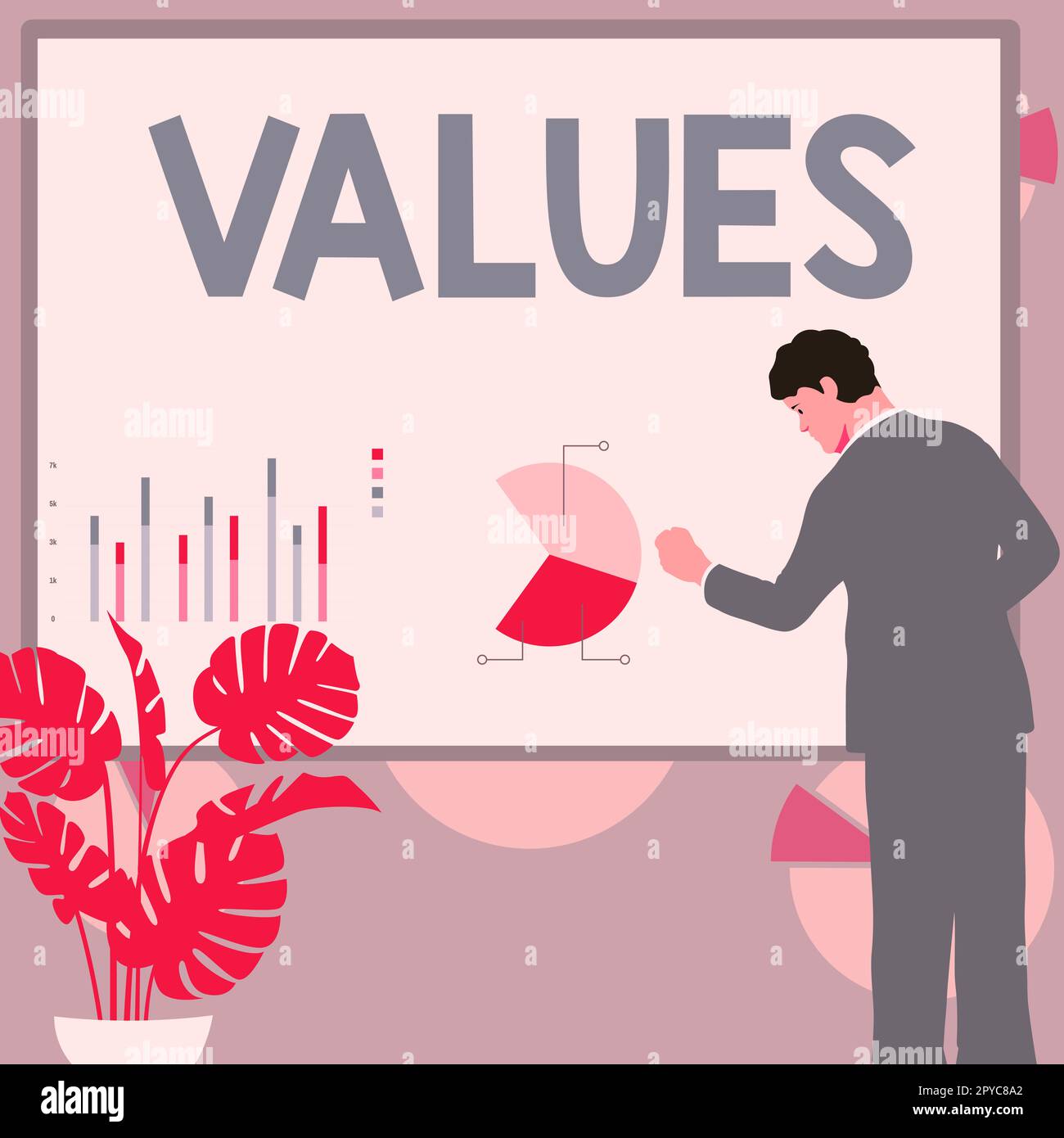 Hand writing sign Values. Business showcase regard that something is ...