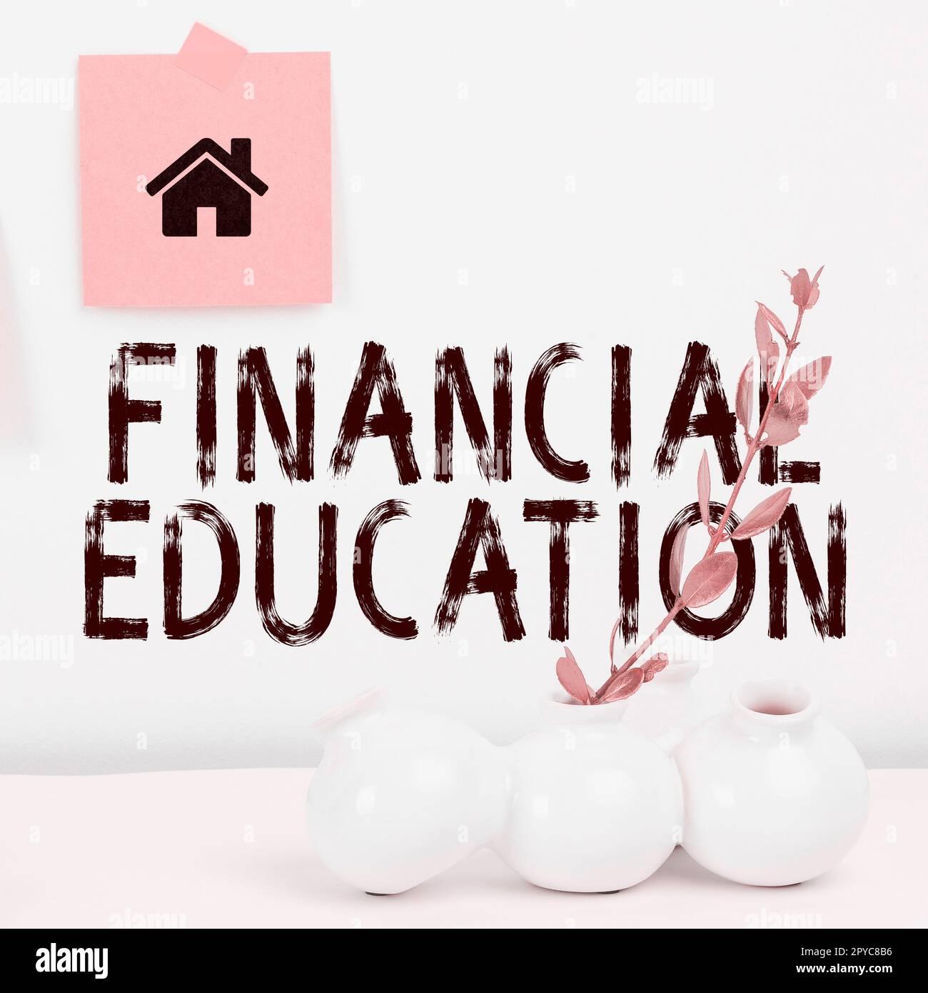 Hand writing sign Financial Education. Word for Understanding Monetary ...