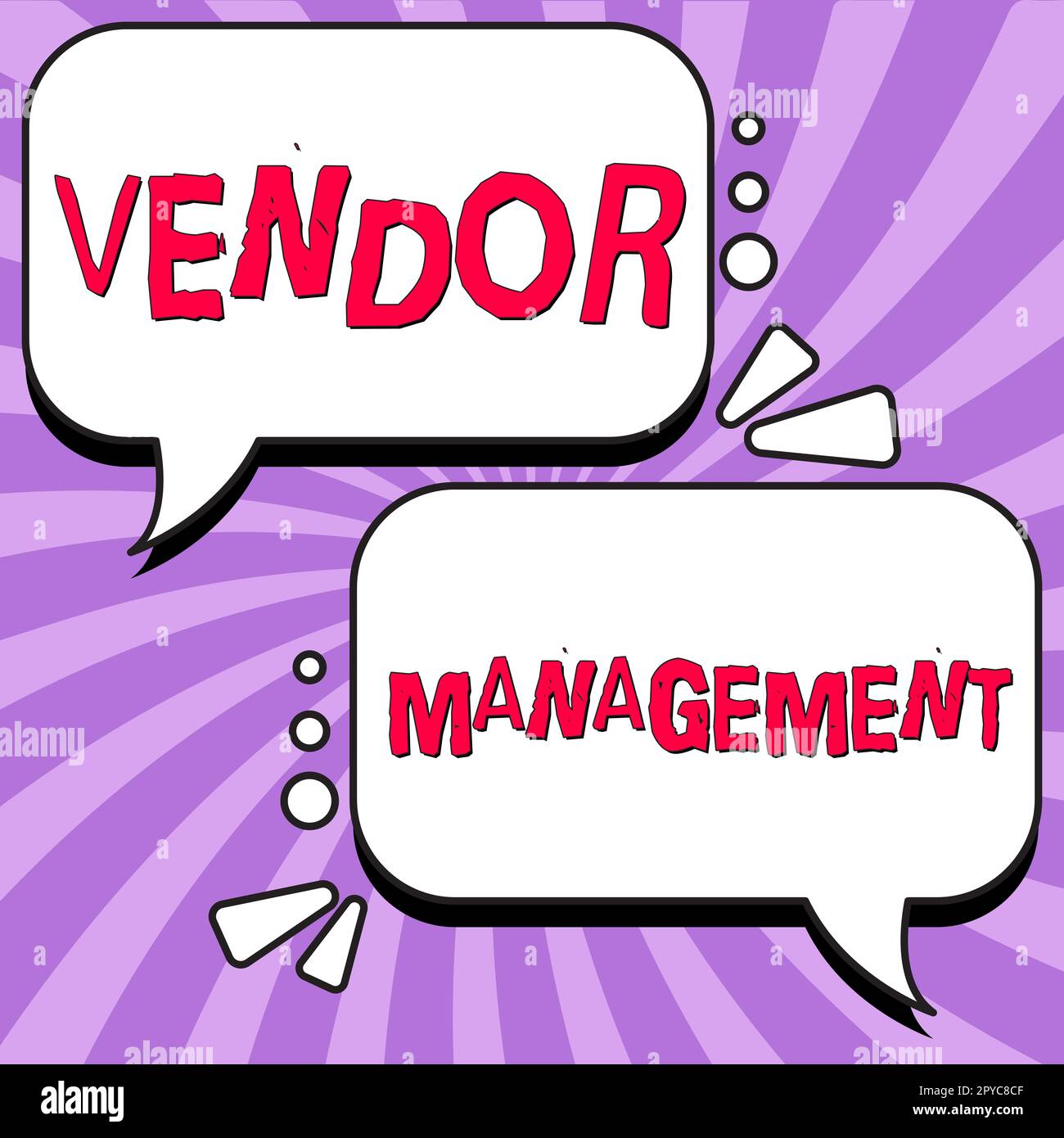 Handwriting text Vendor Management. Word Written on activities included ...