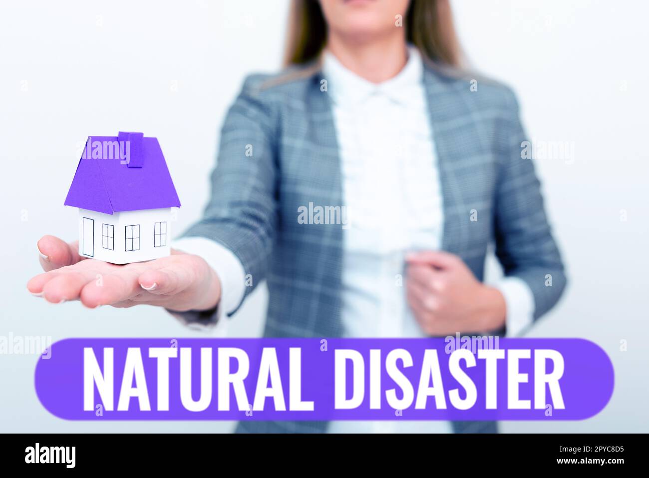 Hand writing sign Natural Disaster. Business idea occurring in the ...