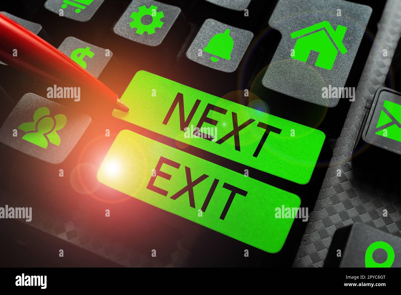Text caption presenting Next Exit, Business showcase the following way ... Text caption presenting Next Exit, Business showcase the following way ...