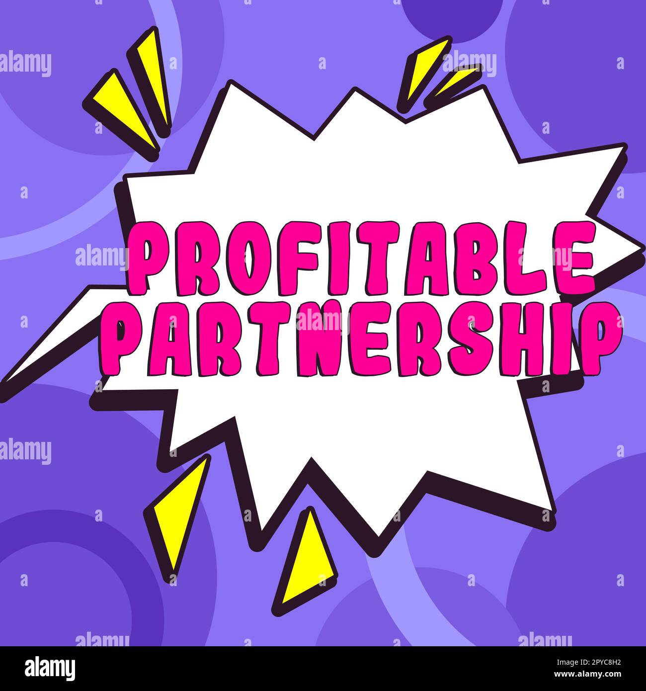 Inspiration showing sign Profitable Partnership. Business approach ...