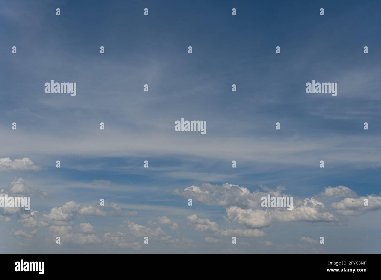 blue sky over the savannah of Africa Stock Photo - Alamy