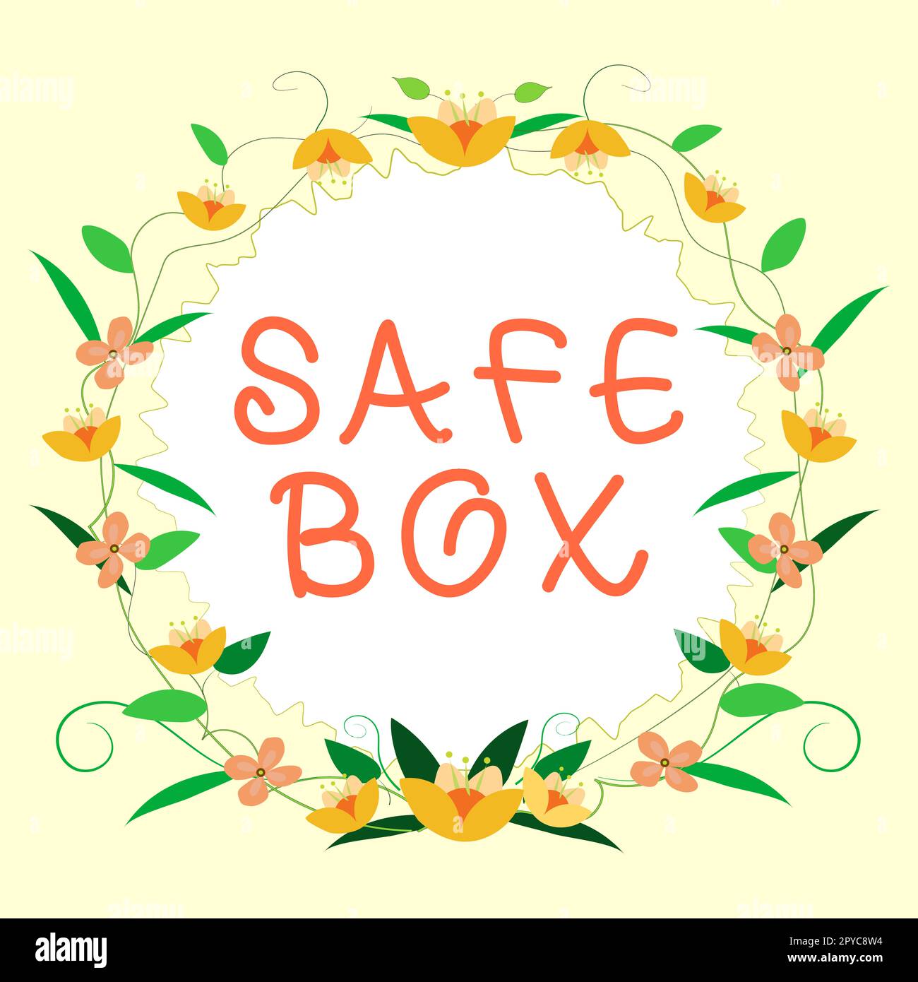 Conceptual display Safe Box. Business concept A small structure where ...