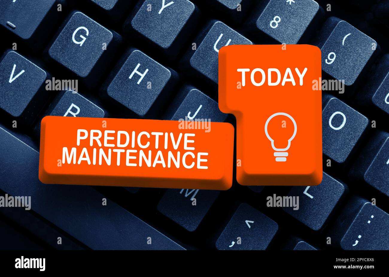 Text showing inspiration Predictive Maintenance. Internet Concept ...