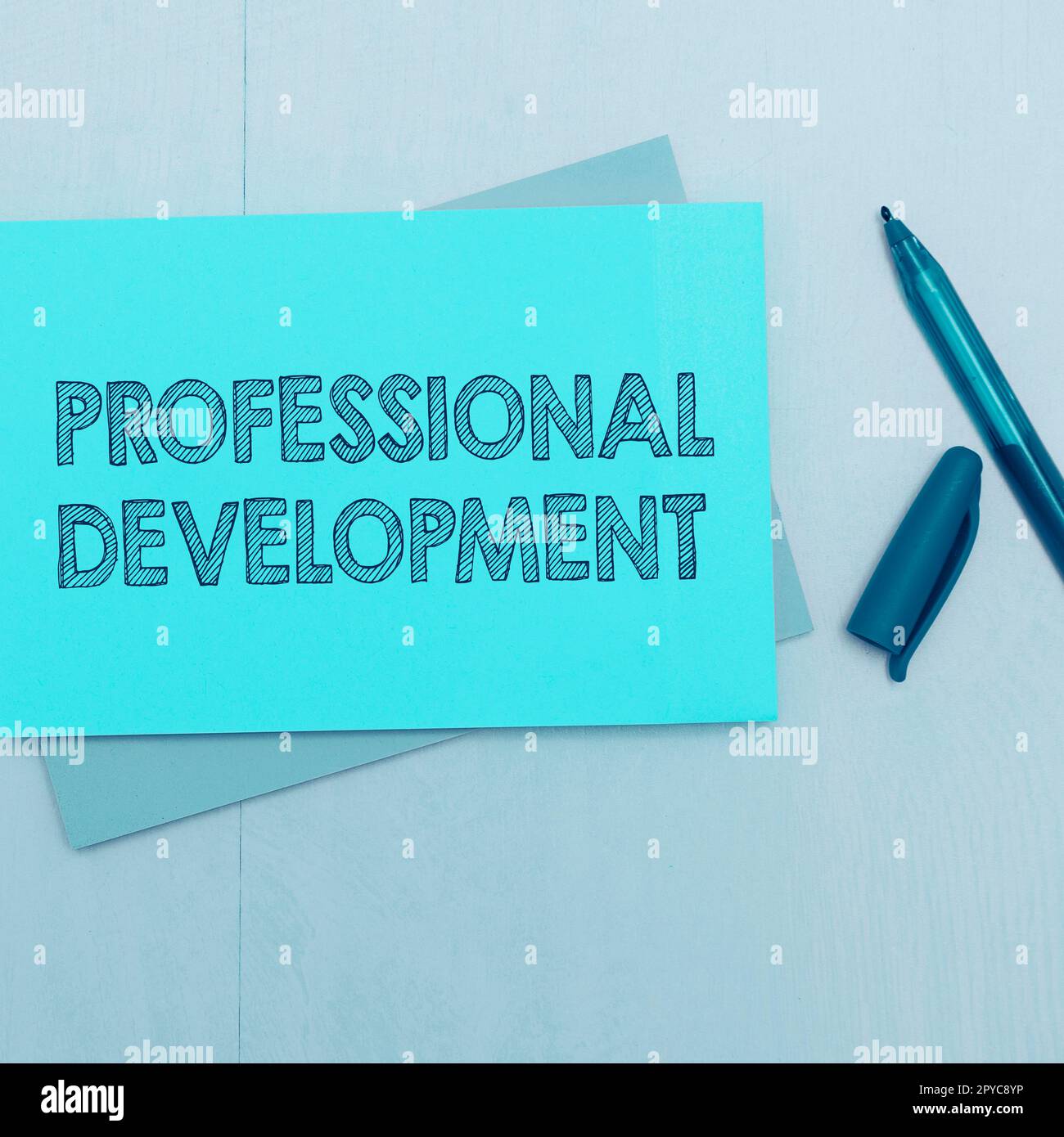 Text sign showing Professional Development. Word Written on Learning to ...