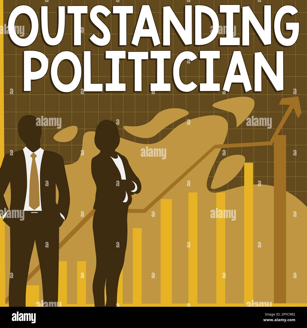 Hand writing sign Outstanding Politician. Word Written on having good ...