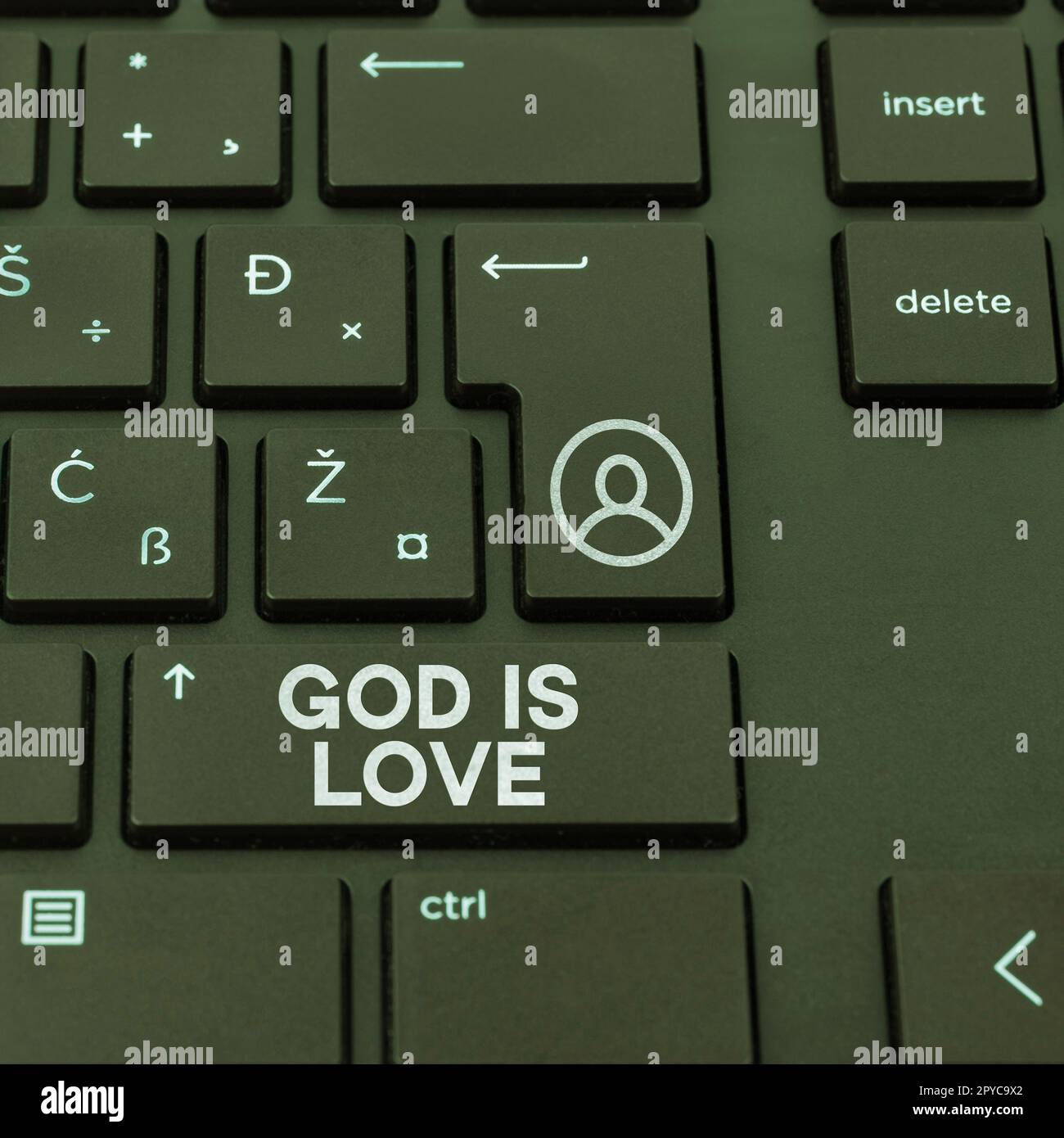 Text sign showing God Is Love. Business concept Believing in Jesus ...