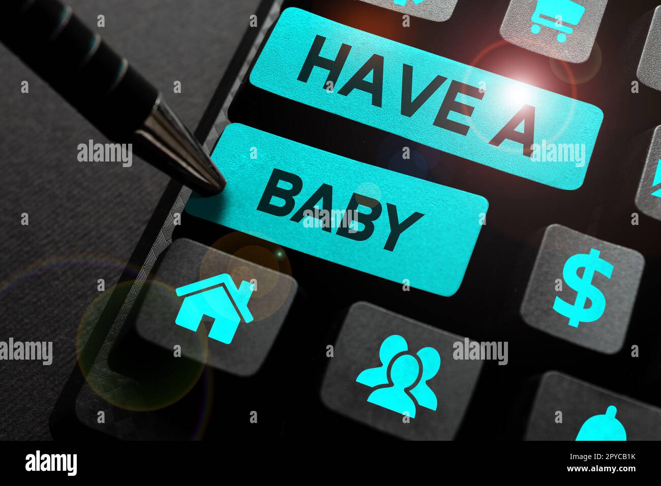 Text caption presenting Have A Baby. Business approach parents are ...