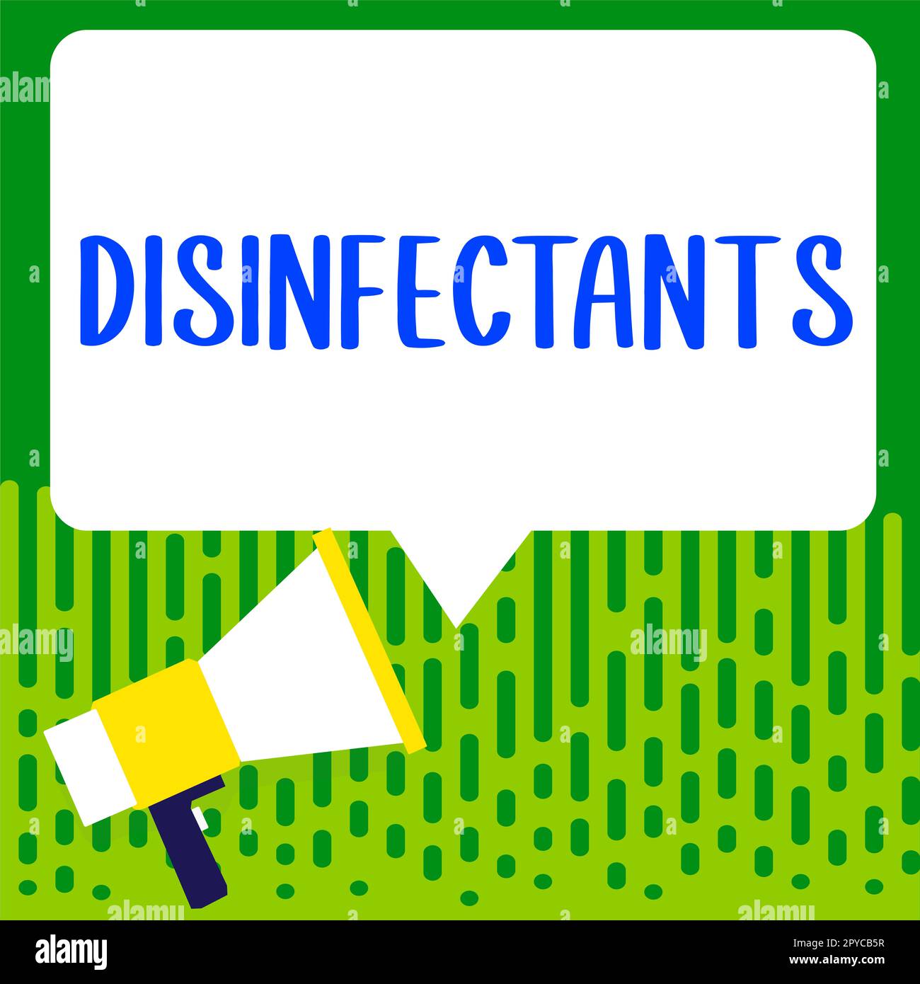 Hand writing sign Disinfectants. Business approach chemical that ...