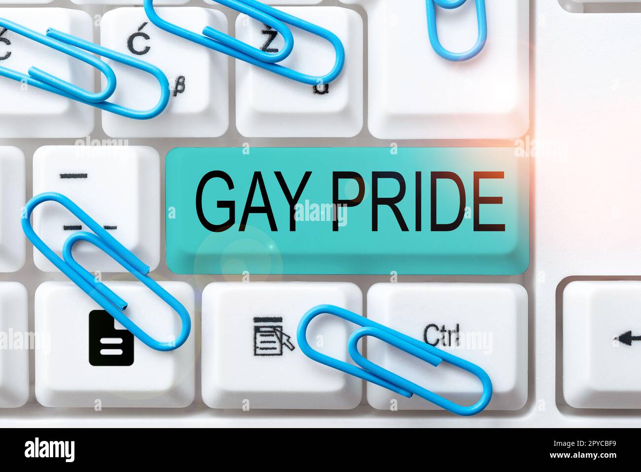 Hand writing sign Gay Pride. Business approach Dignity of an idividual ...