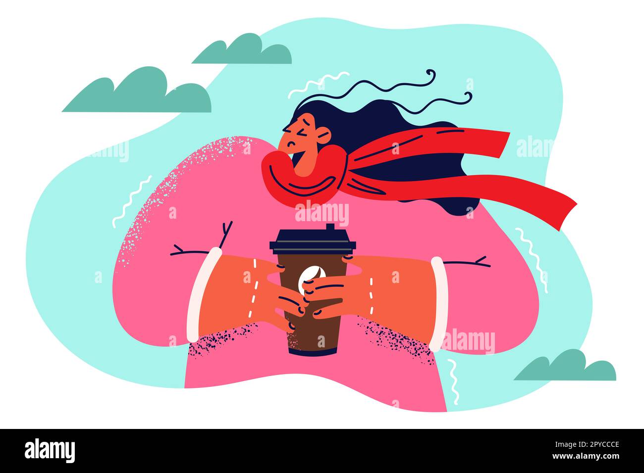 From cold frozen girl Cut Out Stock Images & Pictures - Alamy