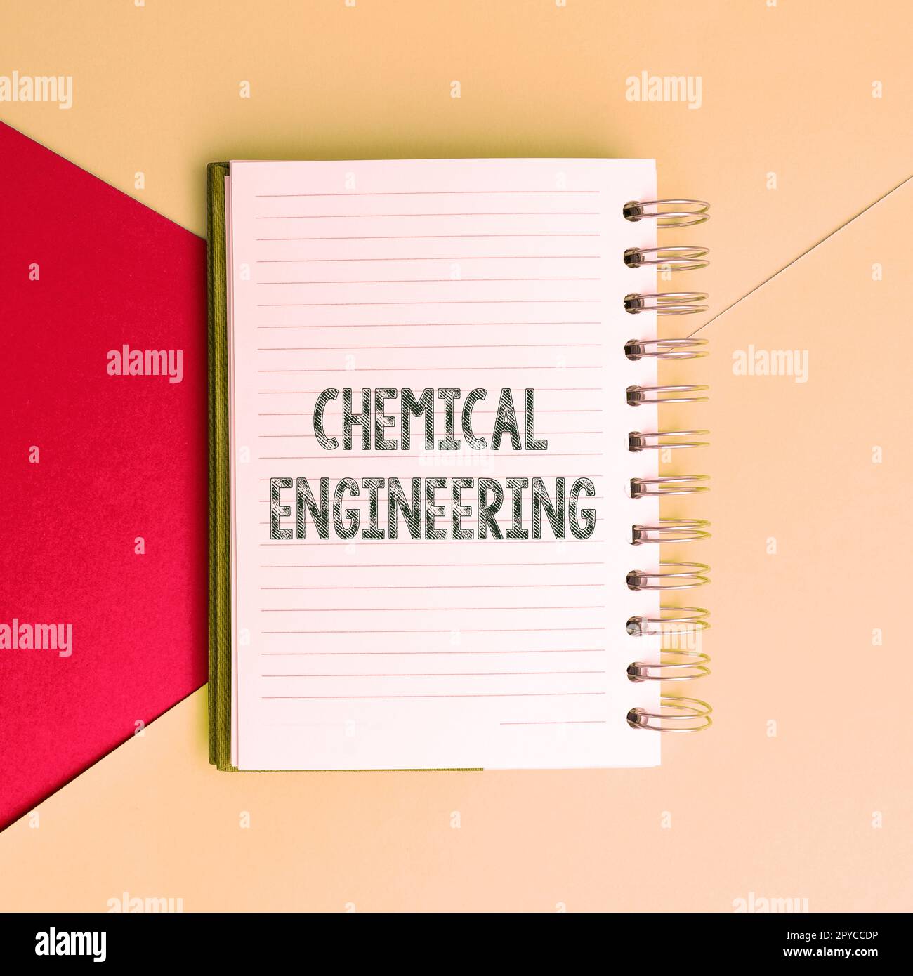 Writing displaying text Chemical Engineering. Concept meaning developing things dealing with the ...