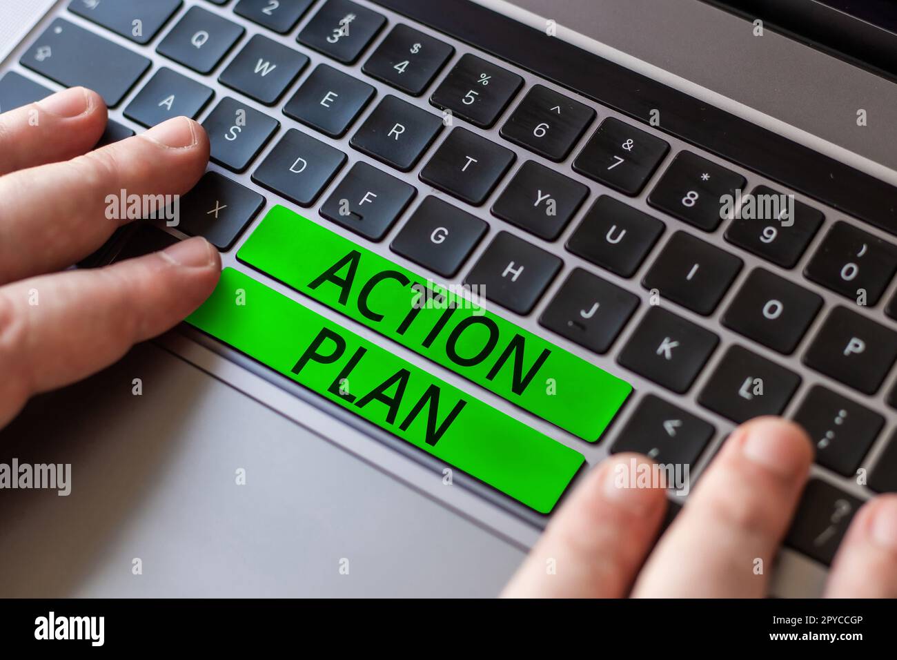 Sign displaying Action Plan. Business idea list of things or schedule to be made thia current ...