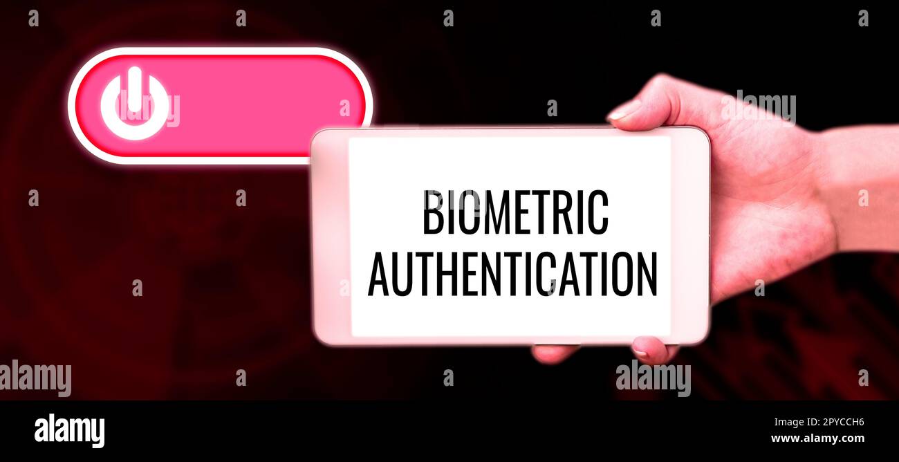 Inspiration showing sign Biometric Authentication. Concept meaning ...