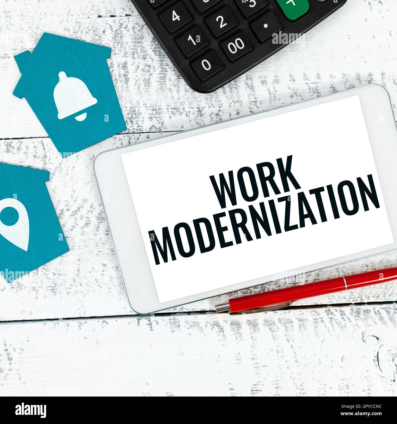 Sign displaying Work Modernization. Business idea changing product ... Sign displaying Work Modernization. Business idea changing product ...
