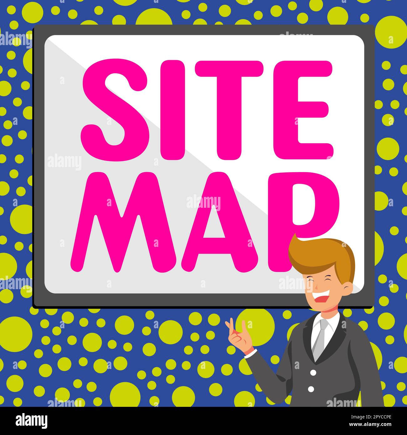 Conceptual display Site Map. Internet Concept designed to help both ...