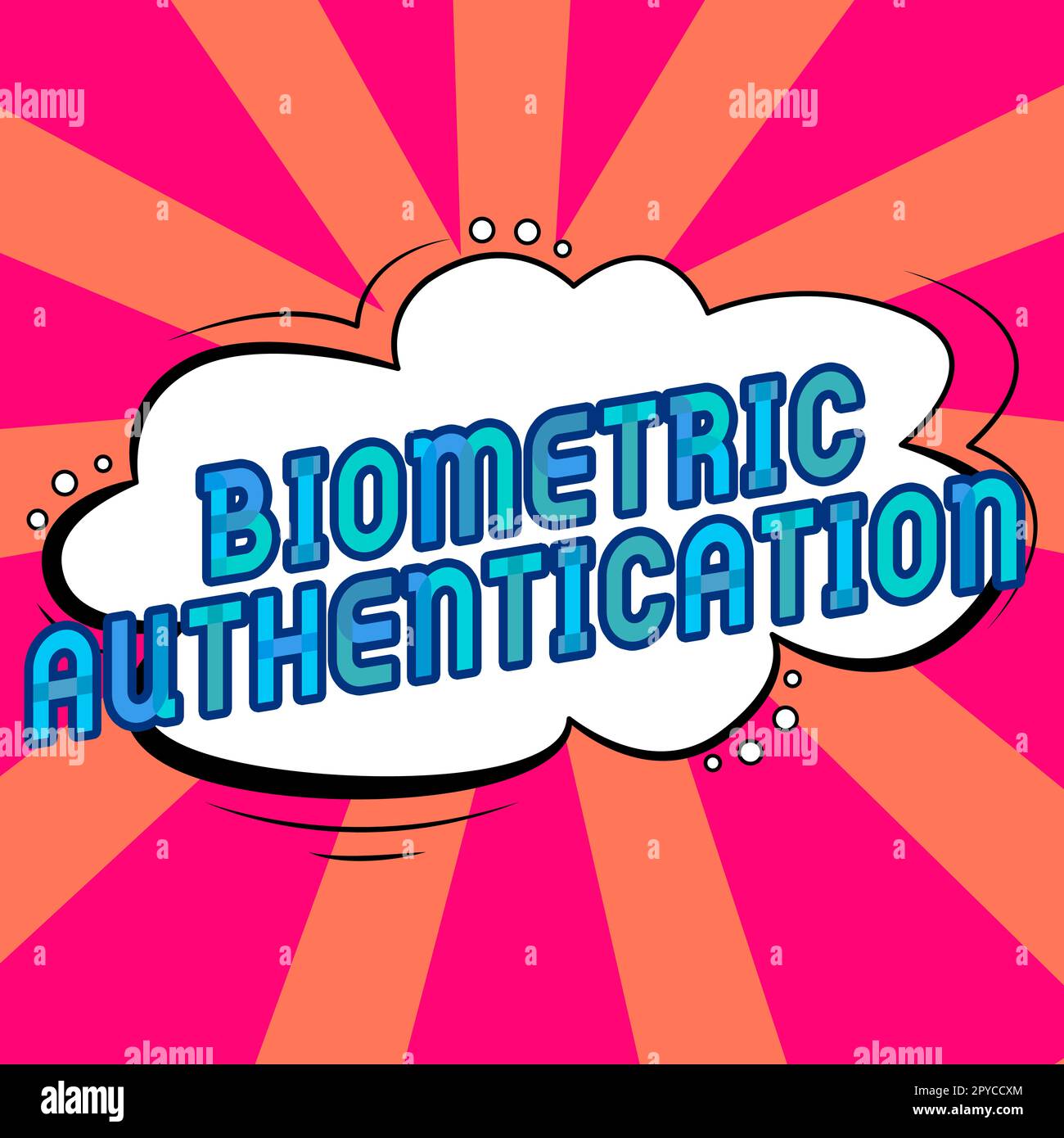 Text showing inspiration Biometric Authentication. Internet Concept identity verification ...