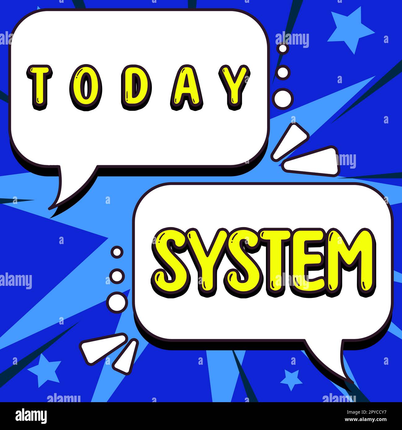 Writing displaying text System. Word Written on set of things working ...