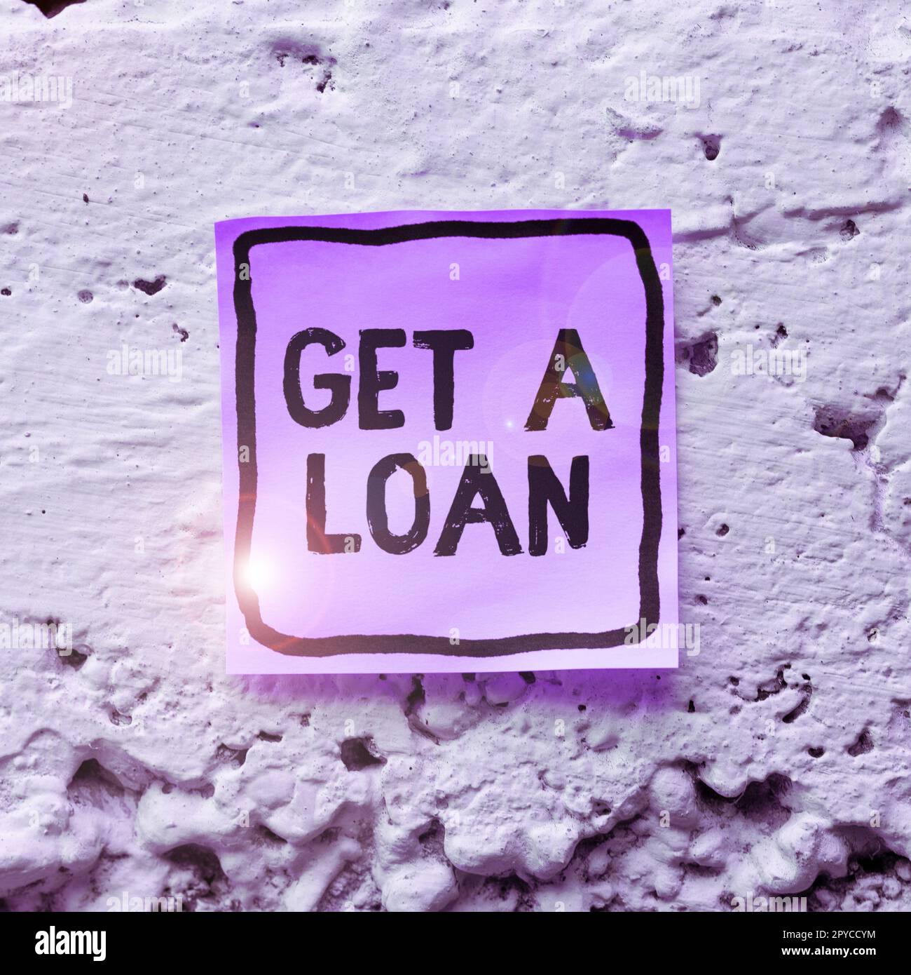 Bank loan sign hi-res stock photography and images - Alamy