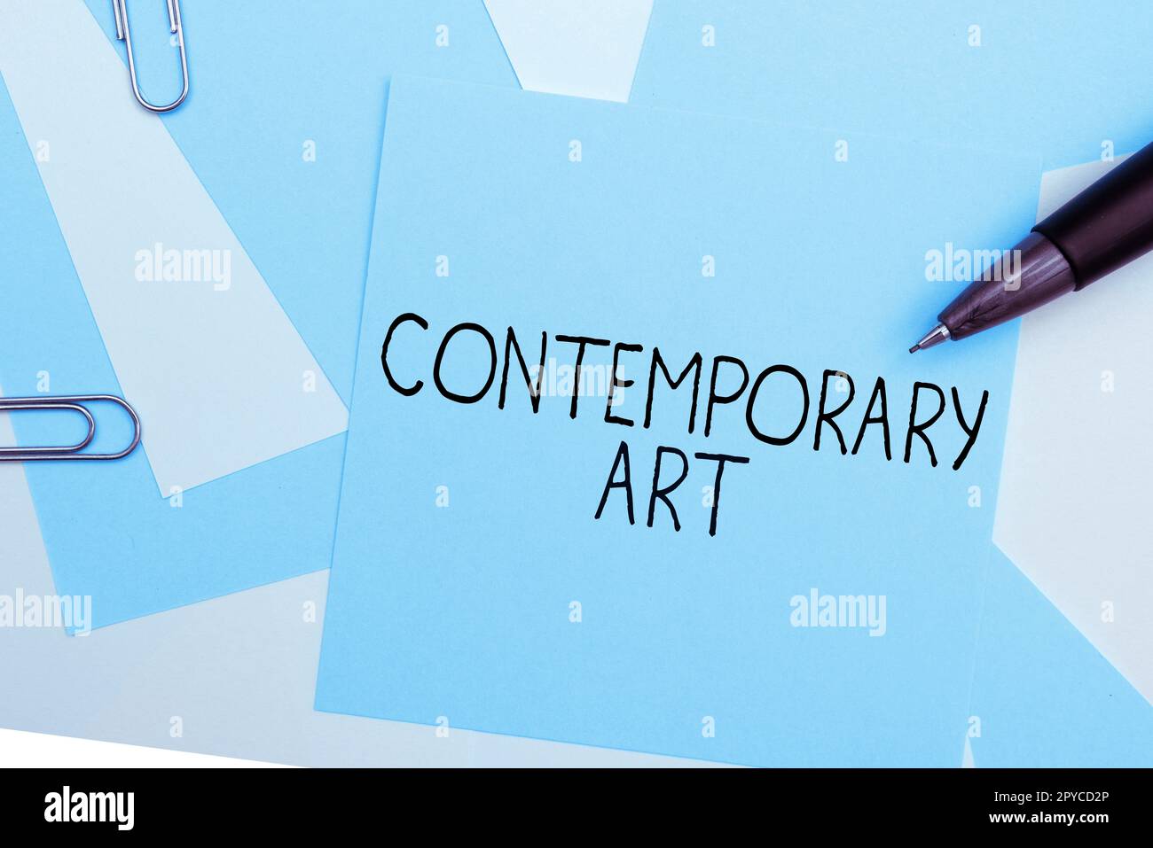 Writing displaying text Contemporary Art. Word Written on made today by ...