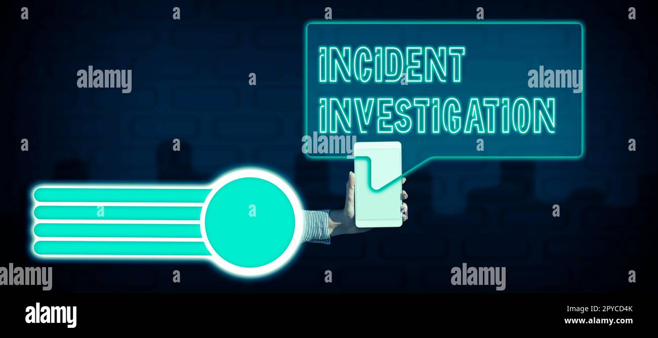 Handwriting text Incident Investigation. Business concept responsible ... Handwriting text Incident Investigation. Business concept responsible ...