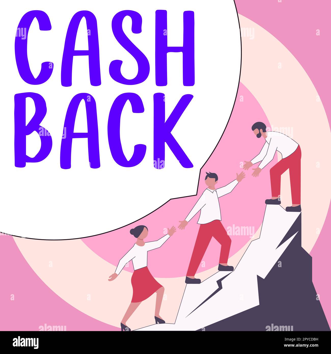 Text showing inspiration Cash Back. Concept meaning incentive offered ...