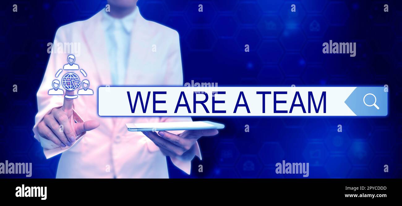 Team work sign hi-res stock photography and images - Alamy
