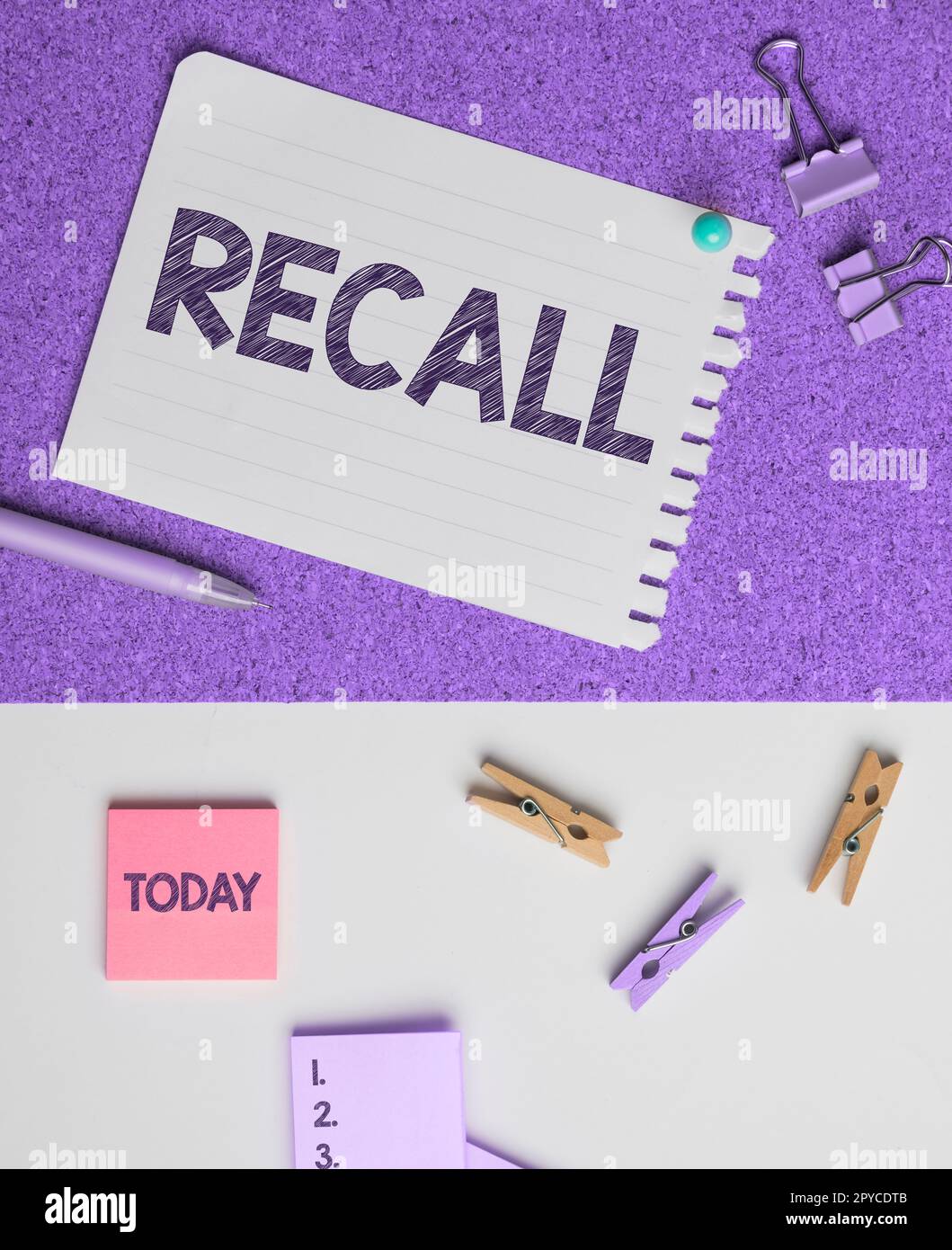 Recall word hi-res stock photography and images - Alamy