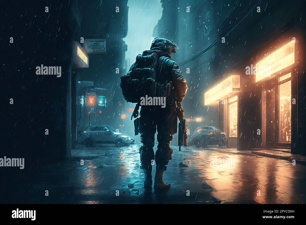 Astronaut fantasy painting hi-res stock photography and images - Alamy