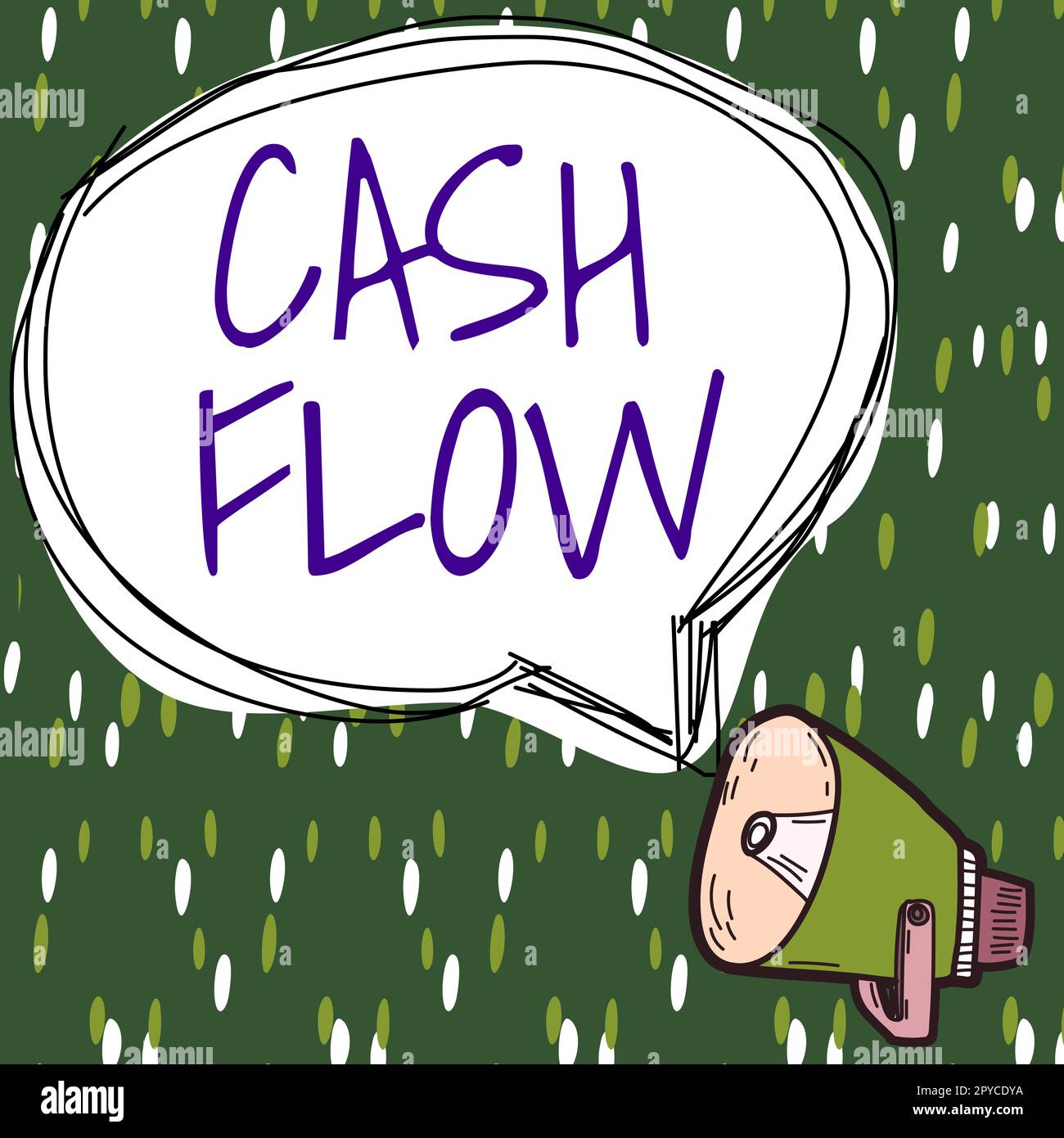 Conceptual display Cash Flow. Internet Concept Movement of the money in ...