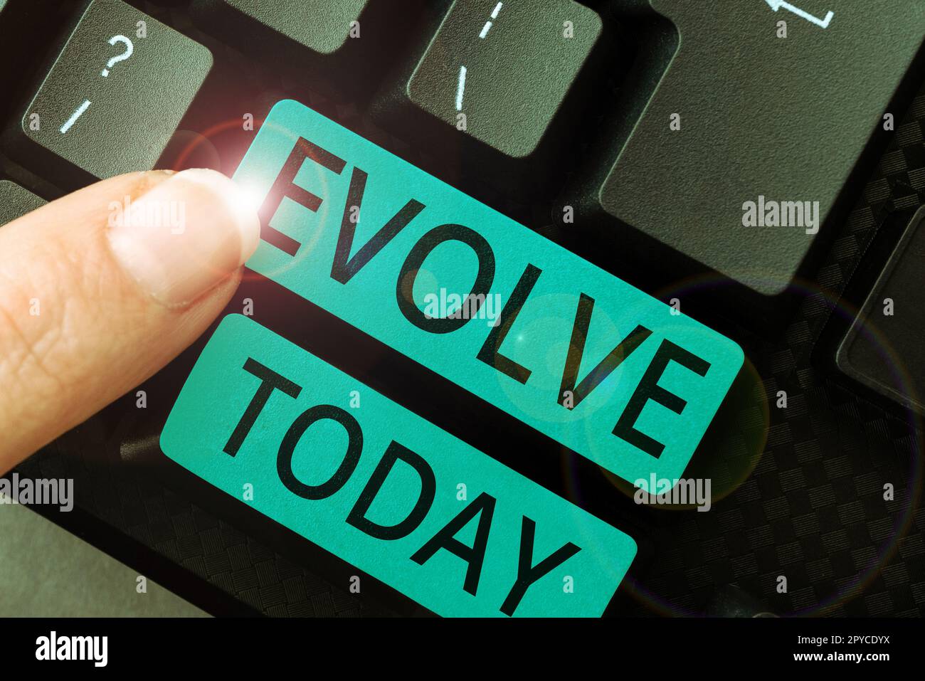 Sign displaying Evolve. Internet Concept develop gradually Improve your ...