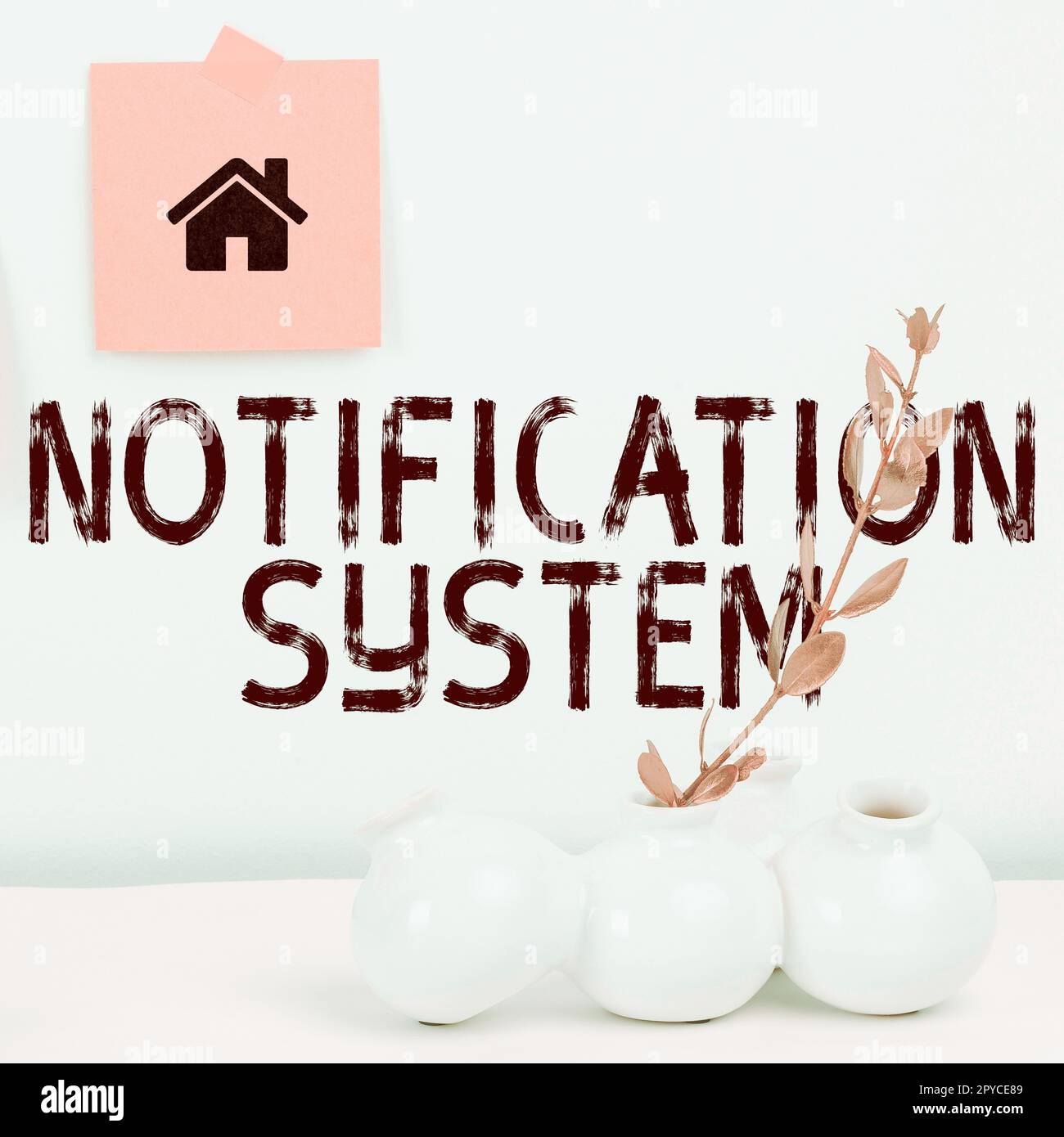 Notification system hi-res stock photography and images - Alamy