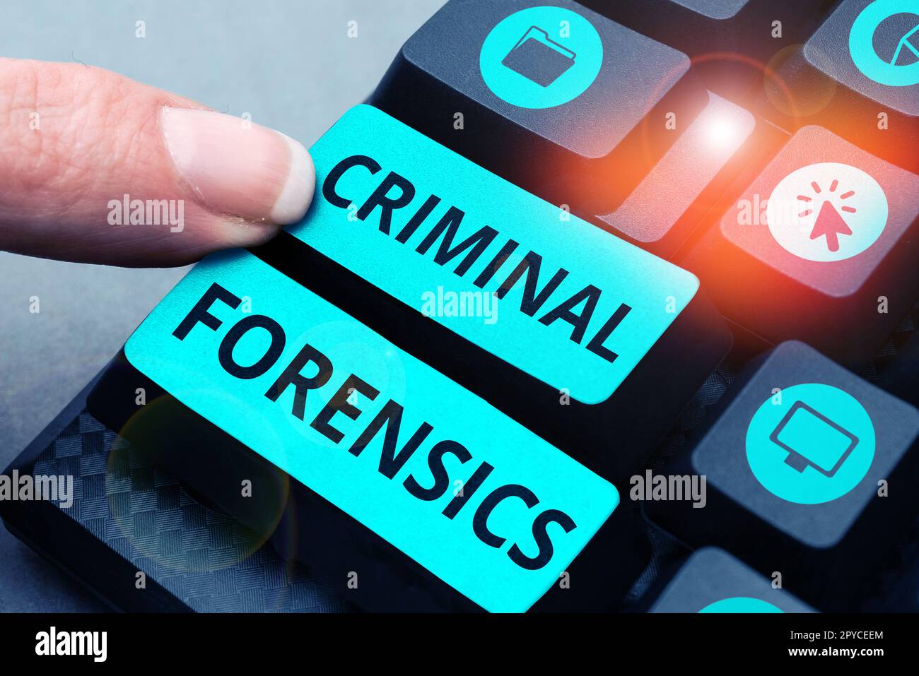 Text caption presenting Criminal Forensics, Concept meaning Federal ... Text caption presenting Criminal Forensics, Concept meaning Federal ...