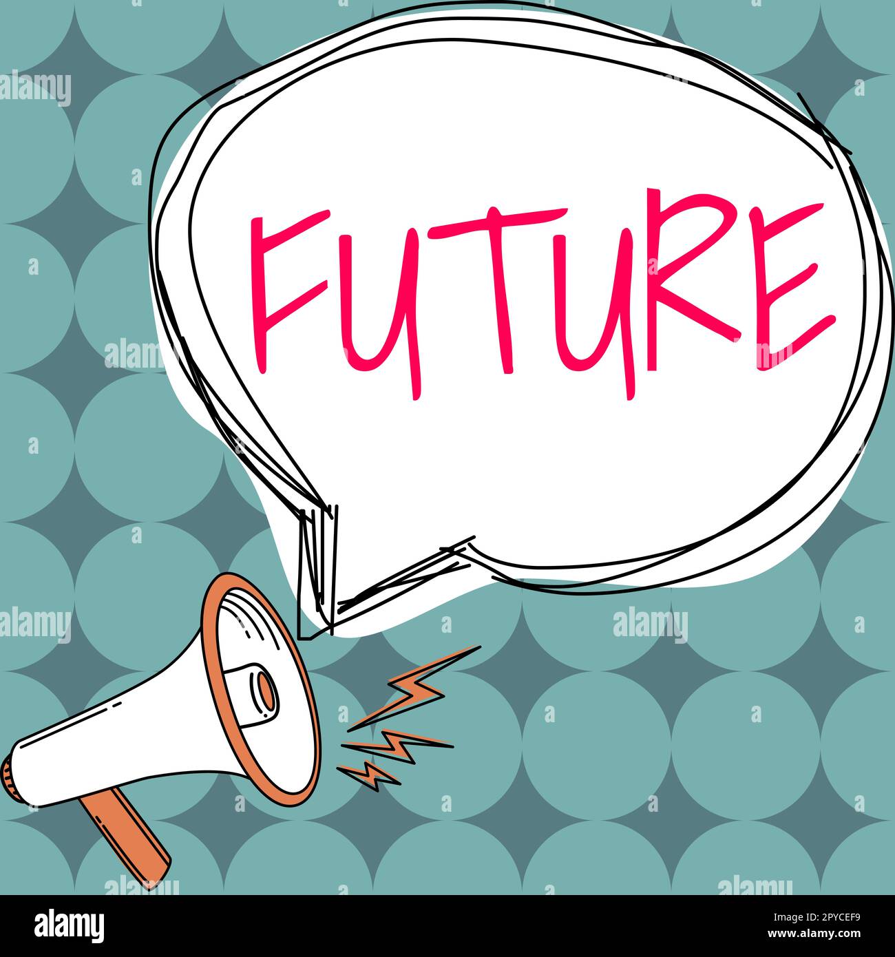 Text showing inspiration Future. Word Written on period of time ...